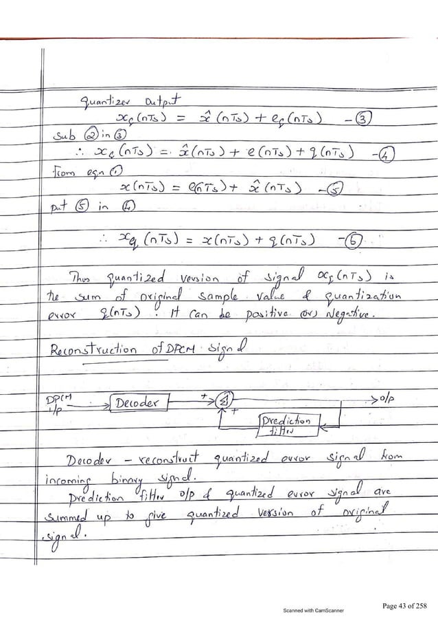 Digital Communication full notes.pdf | Educational Assessment | Education
