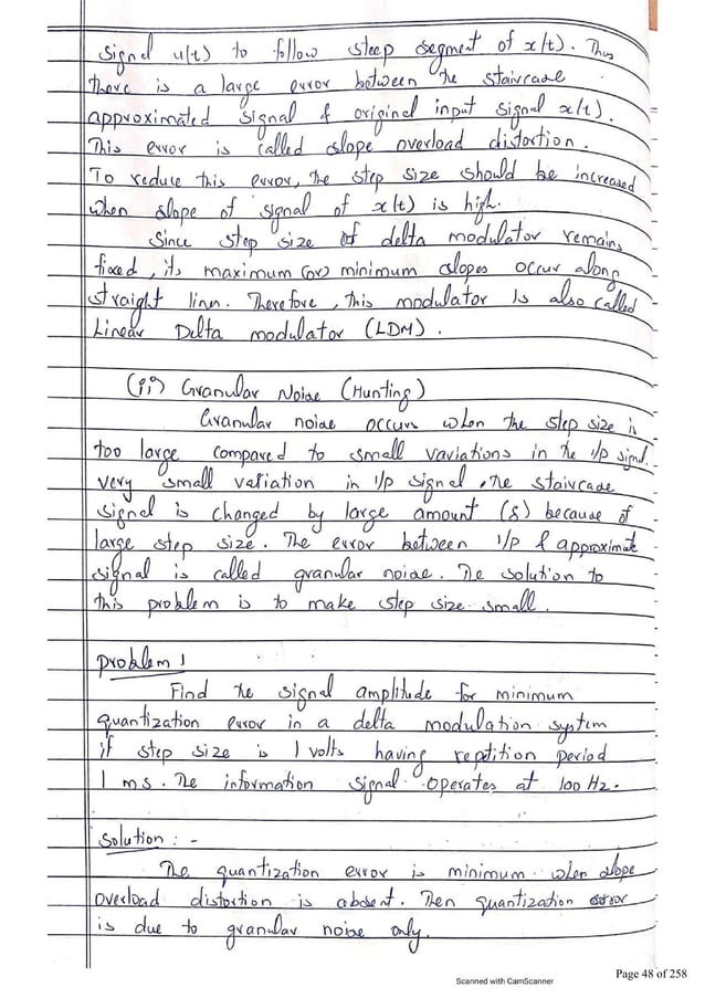 Digital Communication full notes.pdf | Educational Assessment | Education