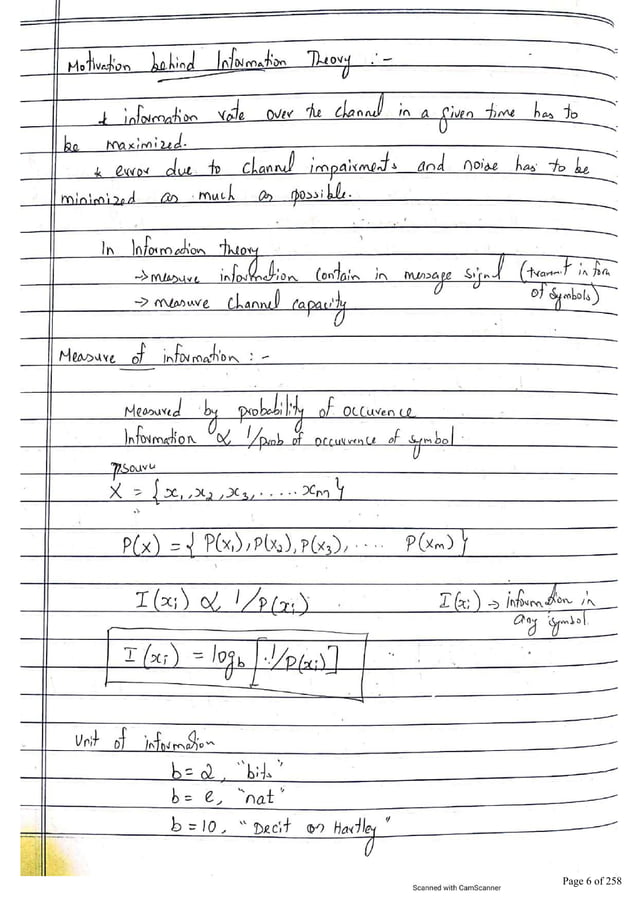Digital Communication full notes.pdf | Educational Assessment | Education