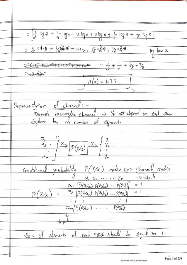 Digital Communication full notes.pdf | Educational Assessment | Education