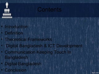 Digital communication in bangladesh | PPT