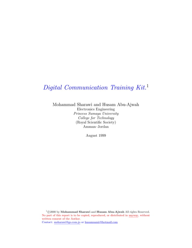 Digital communication kit | PDF