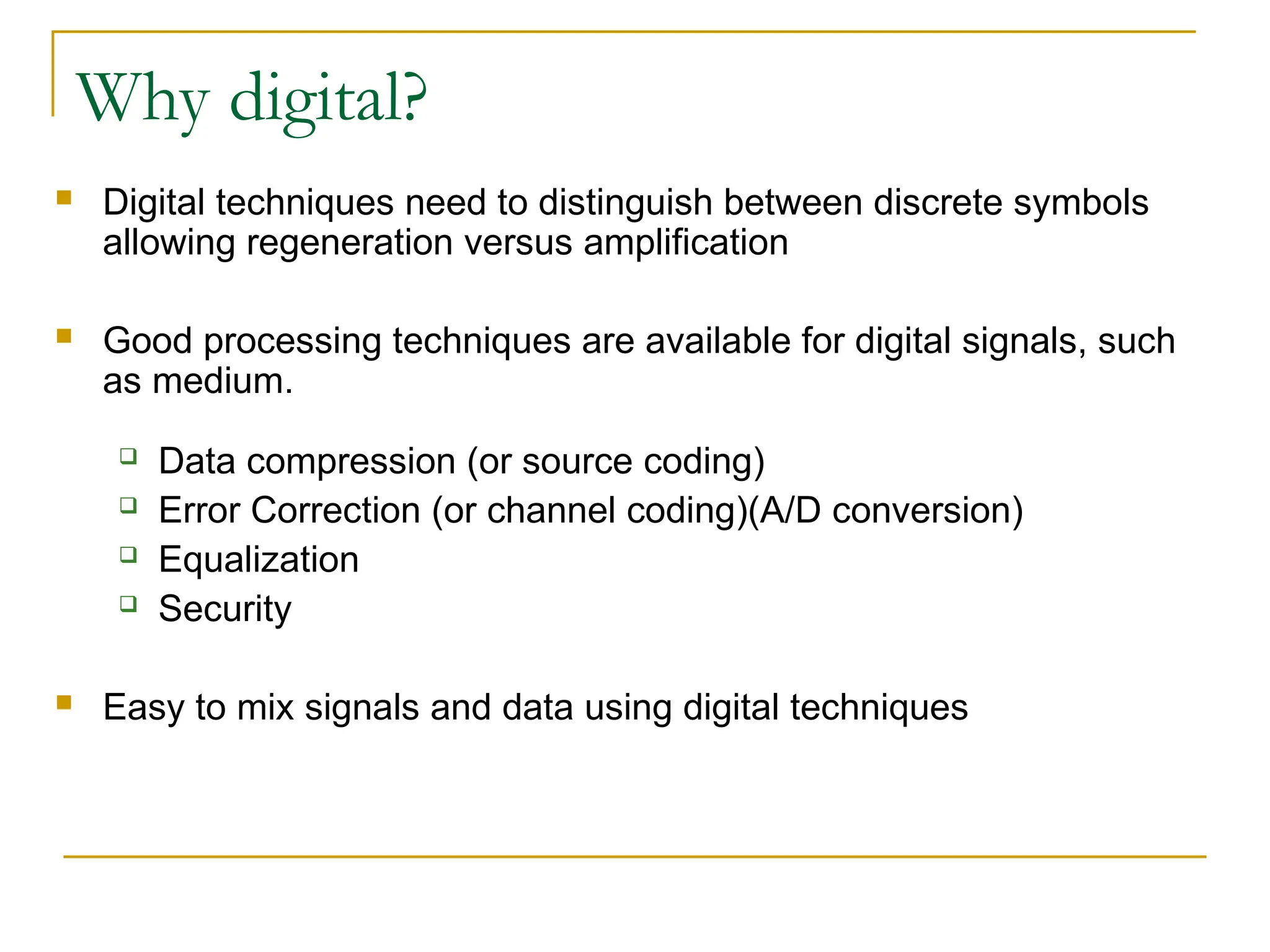Digital Communication Lecture module - 1 | PPT