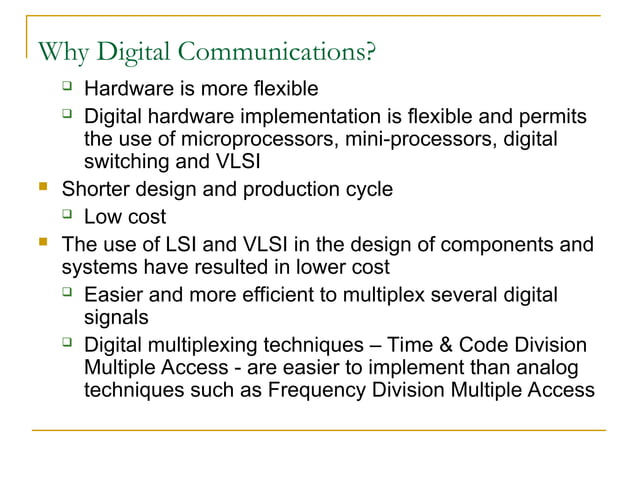 Digital Communication Lecture Module 1 Ppt Digital Audio