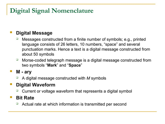 Digital Communication Lecture module - 1 | PPT | Digital Audio | Computer Software and Applications