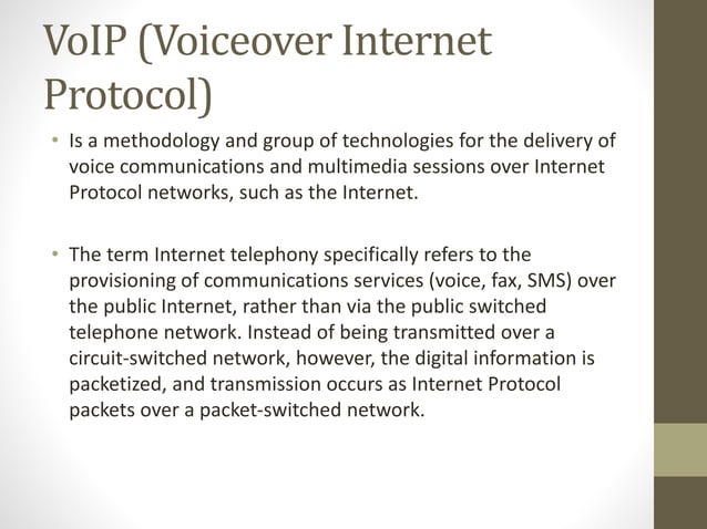 Digital Communication Protocols, Methods and Devices | PPT