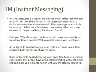 Digital Communication Protocols, Methods and Devices | PPT