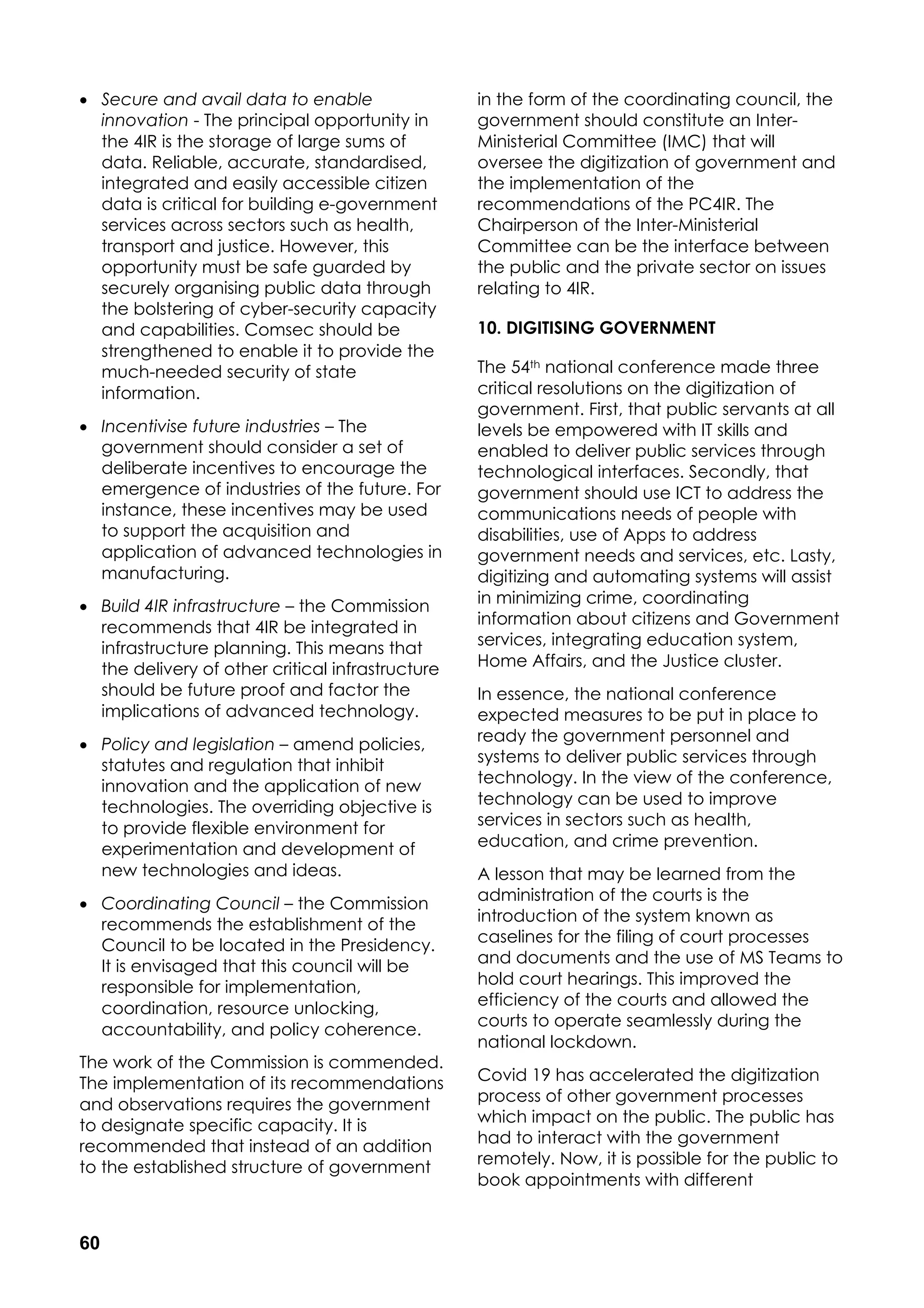 ANC Digital Communications and Battle of Ideas Policy Document | PDF