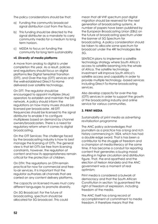 ANC Digital Communications and Battle of Ideas Policy Document | PDF