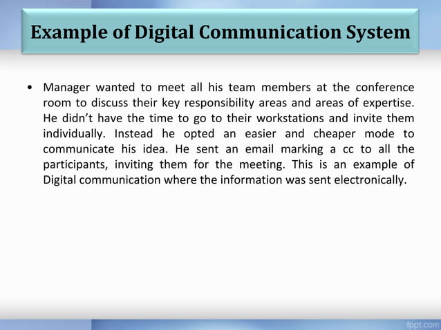Digital communication system | PPTX