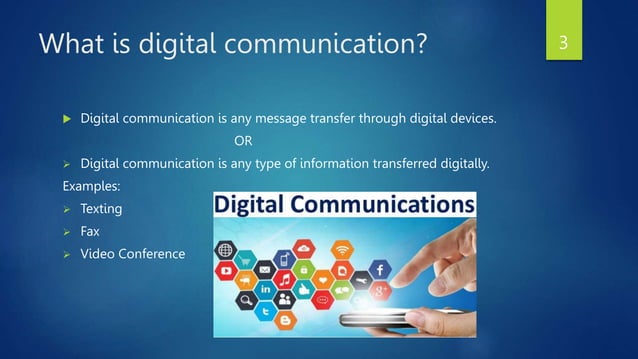 DIGITAL COMMUNICATION SYSTEM.pptx | Digital Audio | Computer Software and Applications