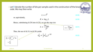QUANTIZATION ERROR AND NOISE | PDF