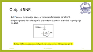 QUANTIZATION ERROR AND NOISE | PDF
