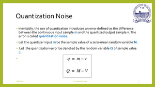 QUANTIZATION ERROR AND NOISE | PDF