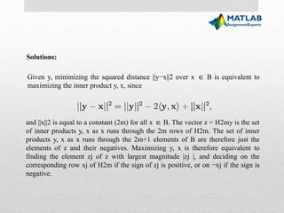 Digital Communication Through Biorthogonal Codes: A MATLAB Assignment Solution | PPT
