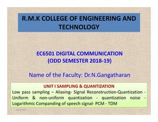 Digital communication unit 1 | PDF