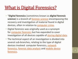 Digital&computforensic | PPT