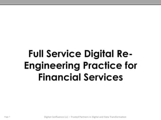 Digital confluence framework jan 2014 | PPTX | Databases | Computer Software and Applications
