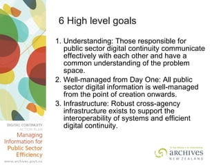 Stephen Clarke - Digital Continuity Launching into Action | PPT | Data ...