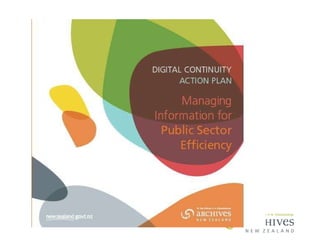 Stephen Clarke - Digital Continuity Launching into Action | PPT | Data ...