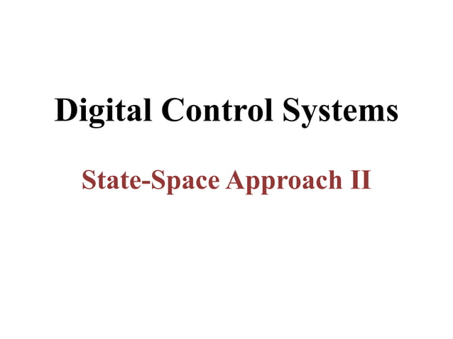 Digital Control Systems II for Control System(1).pptx