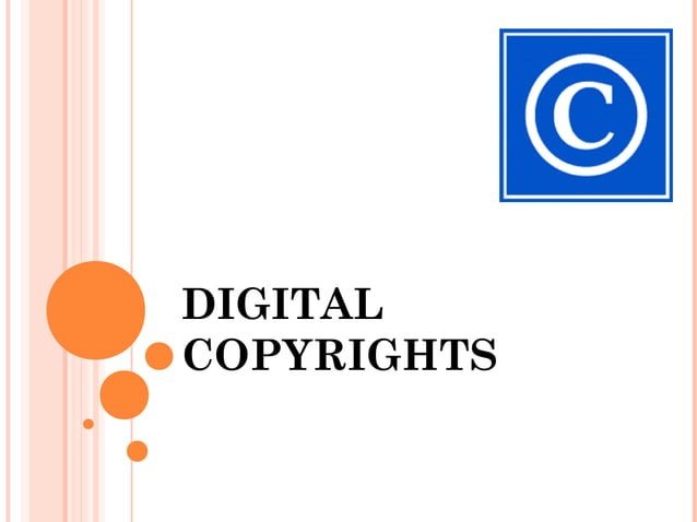 Digital copyright | PPT