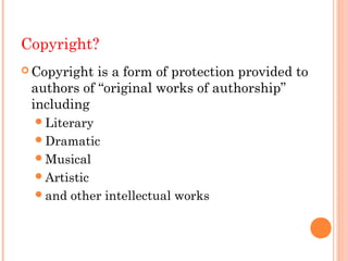 Digital copyright | PPT