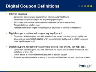 Digital coupons industry overview | PPTX
