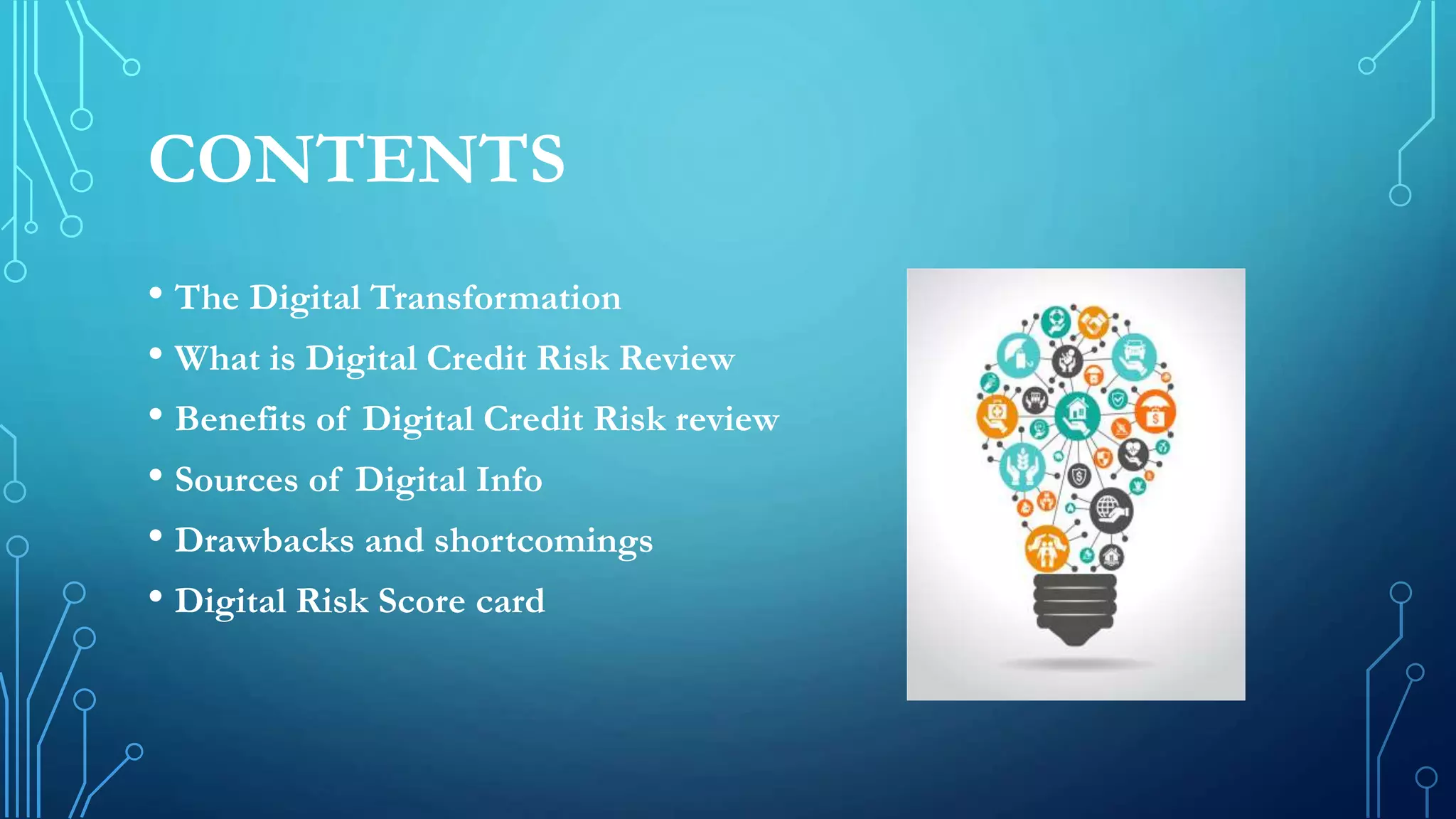 Digital credit risk review - by Afzal | PPT