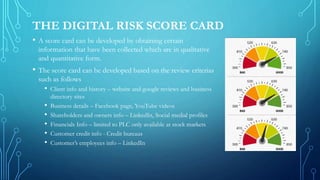 Digital credit risk review - by Afzal | PPT