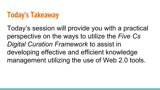 Digital curation a tool for knowledge management | PPT