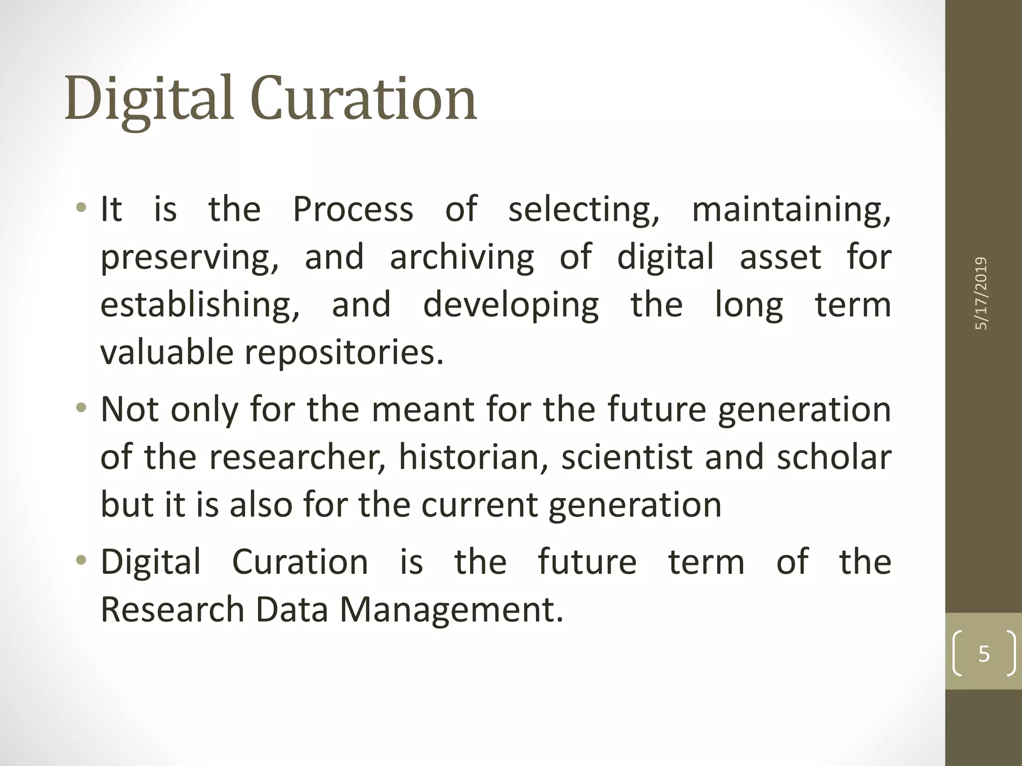 Digital curation centre | PPTX