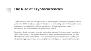Digital Currencies and the Changing Face of Money | PDF