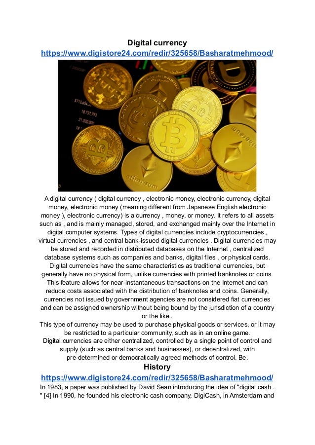 Digital currency | PDF