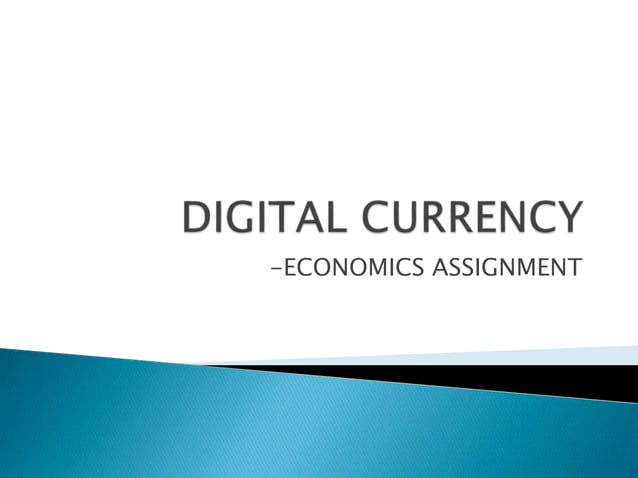 Digital currency | PPTX