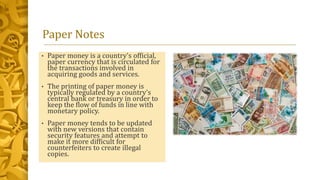 Digital currency over paper notes | PPT