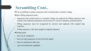 Digital Data, Digital Signal | Scrambling Techniques | PDF
