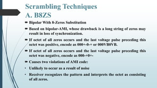 Digital Data, Digital Signal | Scrambling Techniques | PDF