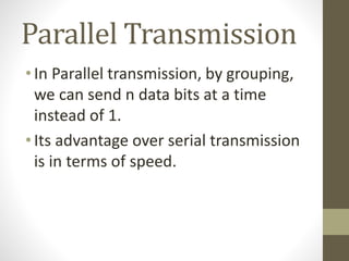 Digital data transmission,line coding and pulse shaping | PPTX