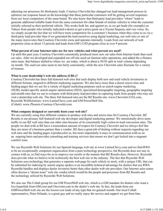 Digital Dealer April 2007 Ralph Paglia Cover Story 2 | PDF | Automotive ...