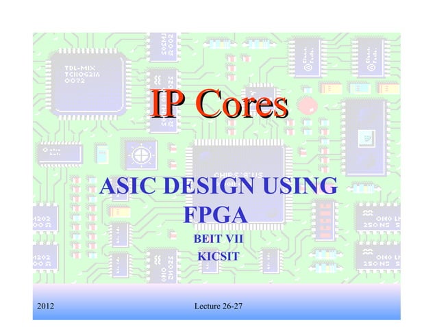 Digital design lect 26 27 | PPT