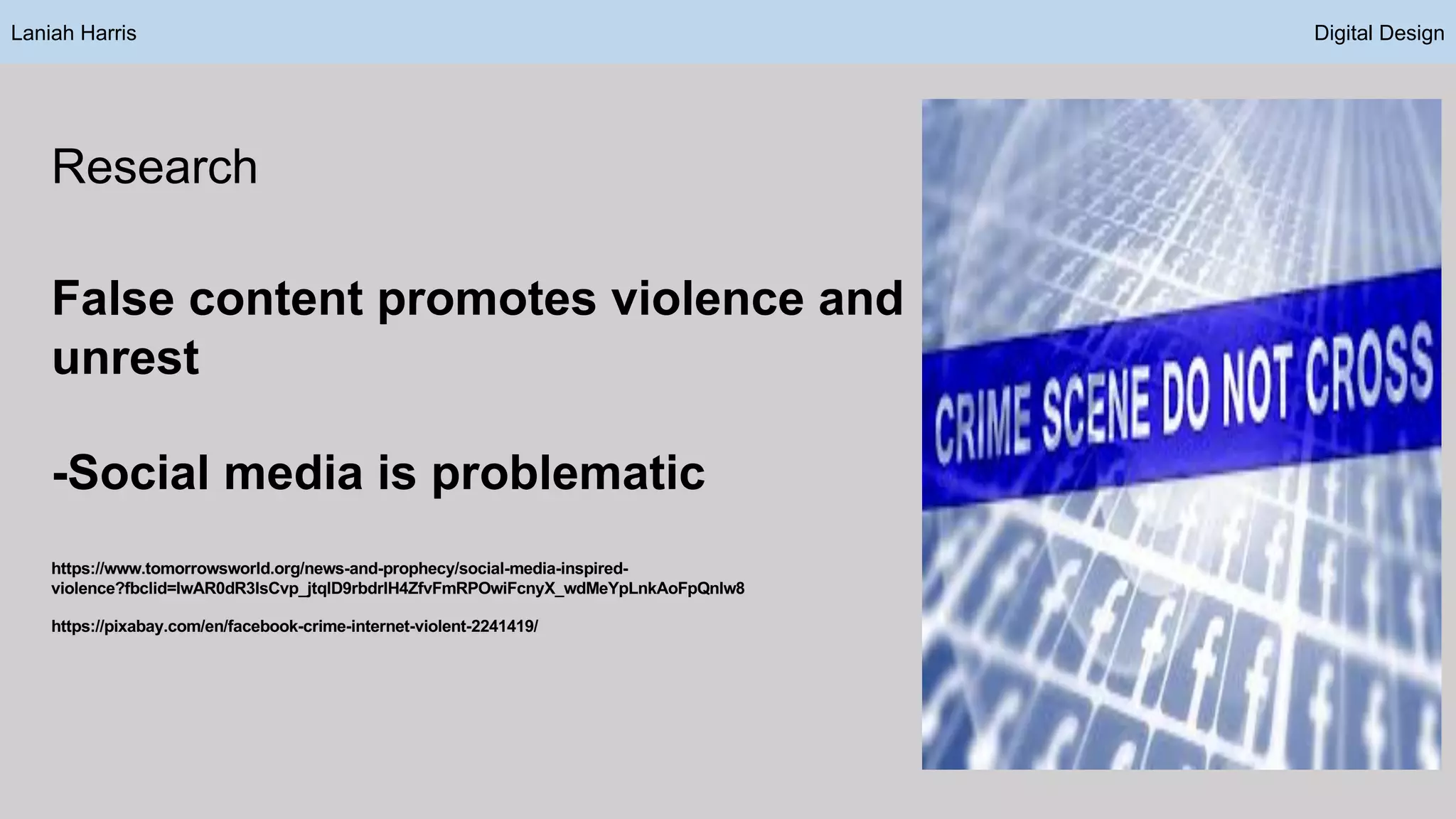 Laniah Harris' Completed Digital Design Powerpoint Project | PPT