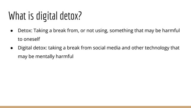 Digital detox | PDF | Medical Health