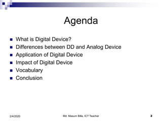 Digital device lecture 1 | PPTX