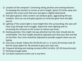 Digital devices and dry eyes | PPTX