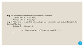 Digital differential analyzer | PPTX