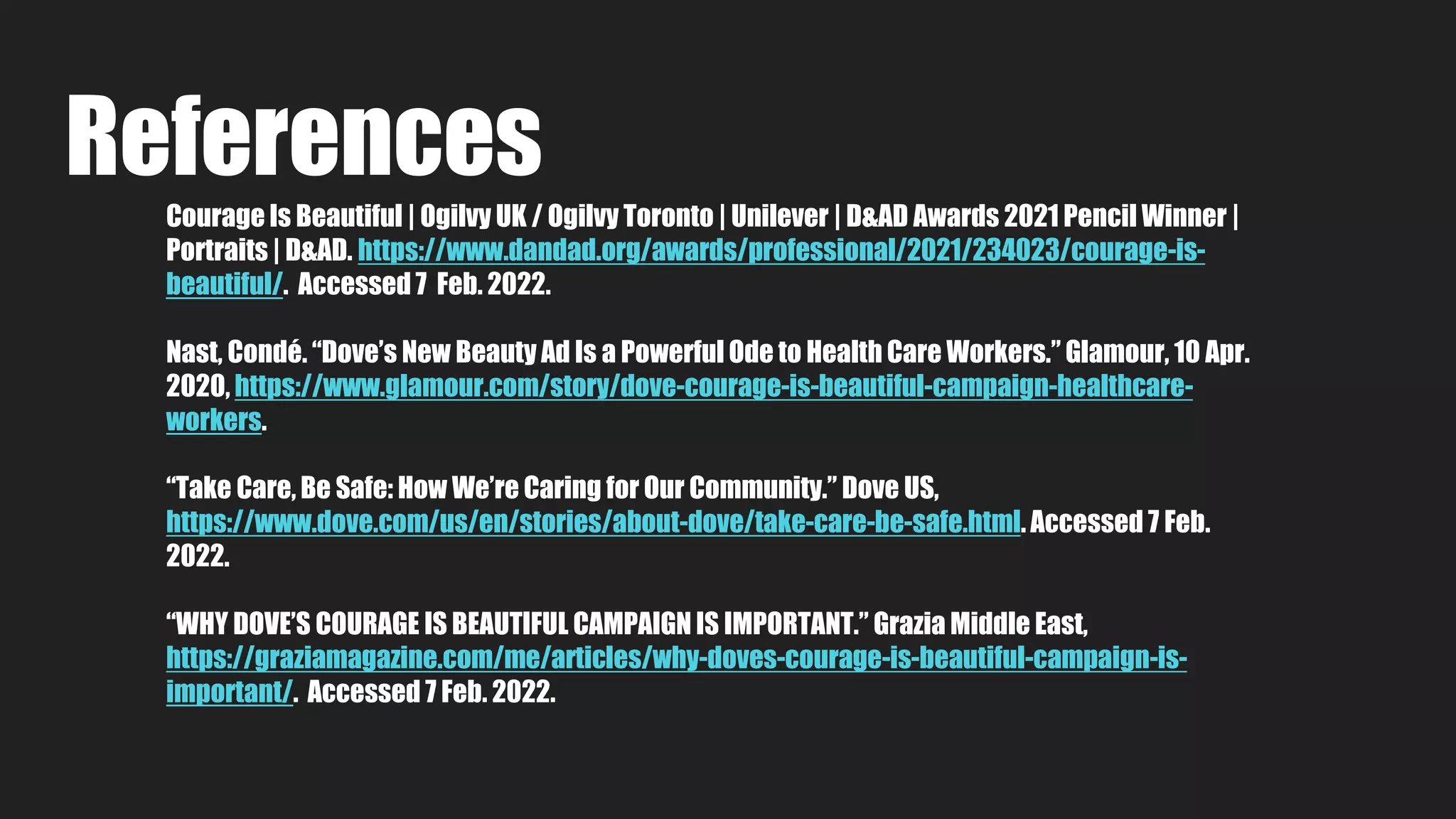 "Courage Is Beautiful" by Dove | PPTX