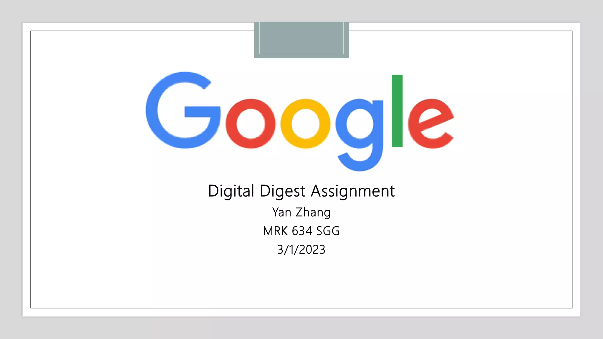 Digital Digest 1.pptx | Artificial Intelligence | Technology & Computing