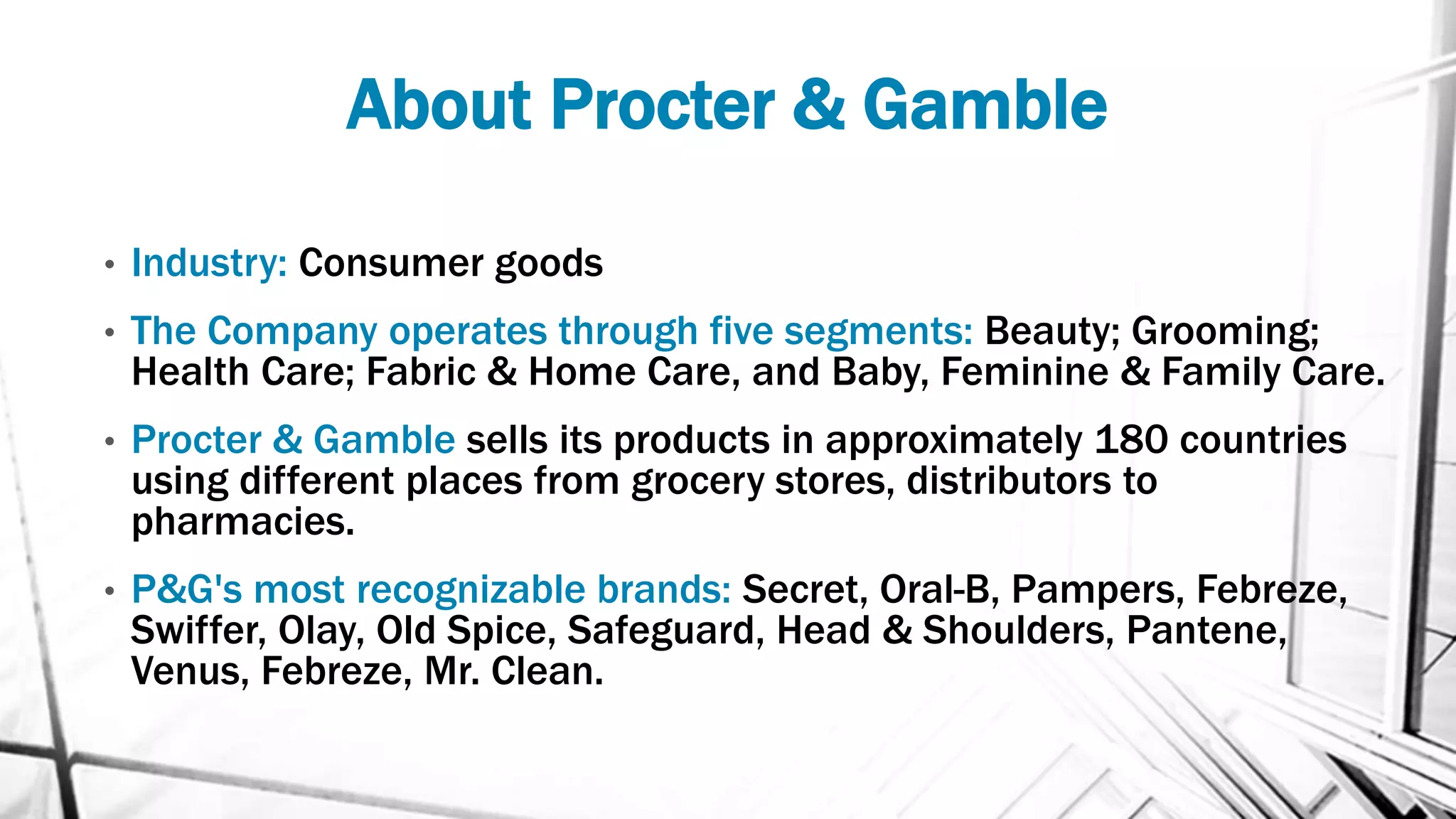 Digital digest 1 Procter & Gamble | PPT