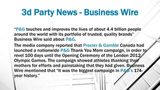 Digital digest 1 Procter & Gamble | PPT